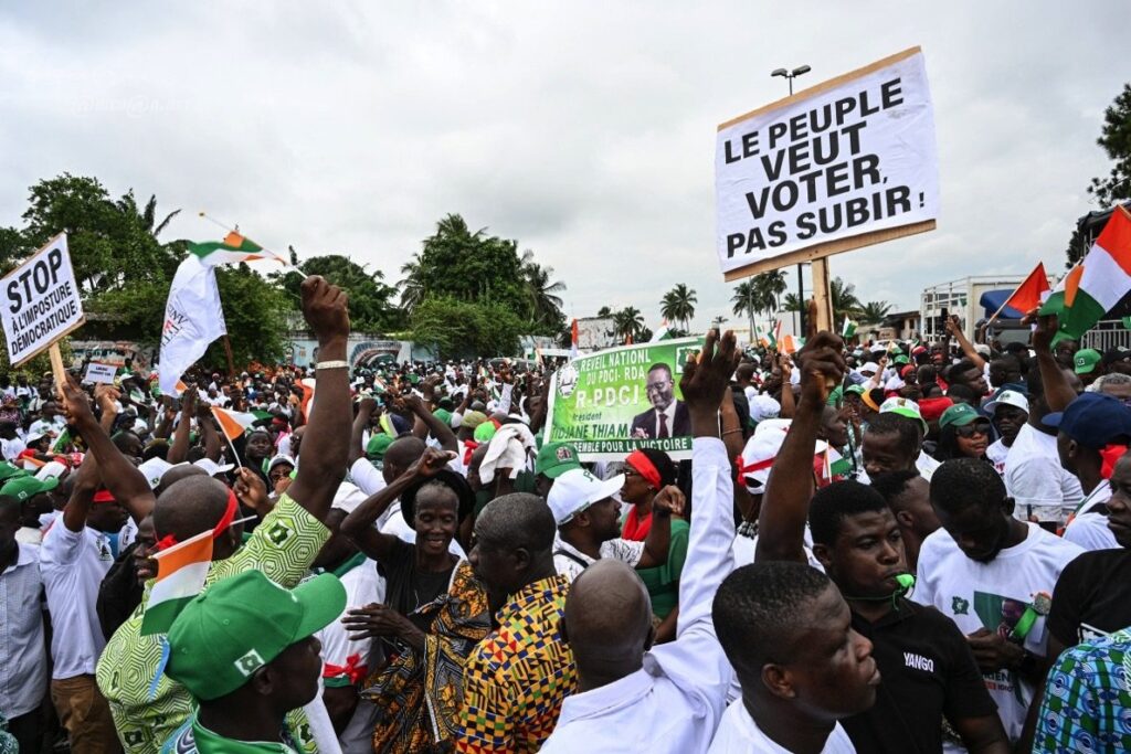 Présidentielle ivoirienne: manifestation de l’opposition contre l ...